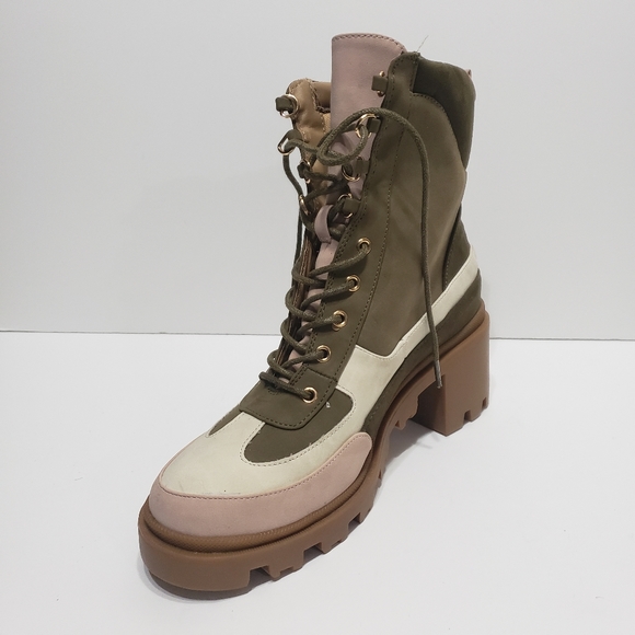 JustFab | Shoes | Justfab Ember Lace Up Military Boots | Poshmark